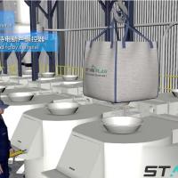 China 2000–3000kg/H Automatic Batching System For Chemical / Plastic / Building Material Processing for sale