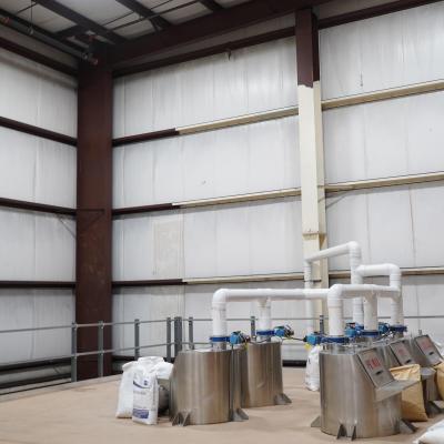 China PLC Control Automatic Dosing System 500Kg/H For PVC Powder Processing for sale