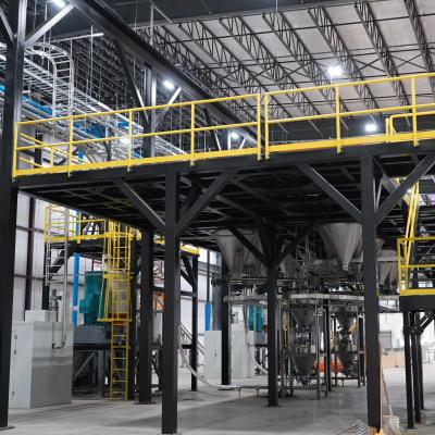 China Automatic Material Feeding System Accurate Weighing 5000kg/h For Plastic Compounding for sale