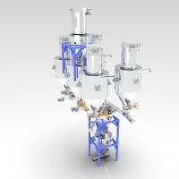 China Automatic Multi Component Weighing And Dosing Systems 6000kg/H For PVC Powder / Granules / SPC Flooring Production for sale
