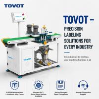 China High Speed Auto Top Labeling Machine for Boxes / Trays / Flat Products for sale