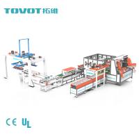 China High Speed Automated Packaging Line 500mm-1000mm For Flooring Carton Packing for sale