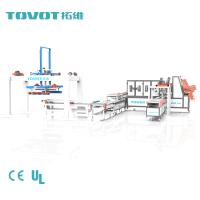 China Labor Saving Automated Packing Line 8-12boxes/min For SPC LVT WPC Flooring Production Line for sale
