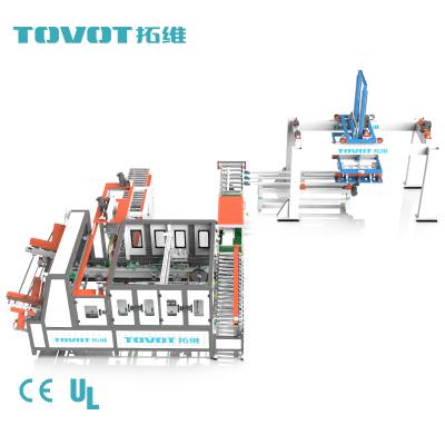 China 8–12 Boxes/Min Automatic Packaging Machine for SPC Flooring for sale