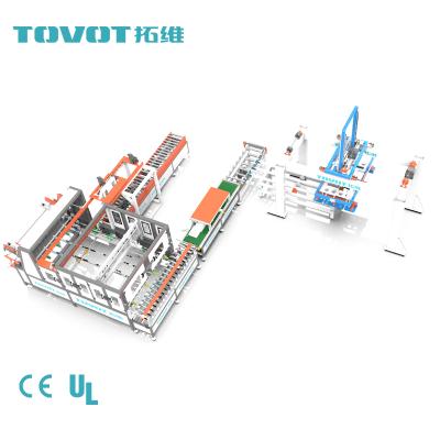 China 28kW Automatic Packaging Machine for High-Speed Flooring Packing for sale