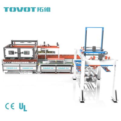 China Automatic Carton Packing Machine for SPC LVT WPC Flooring Production for sale
