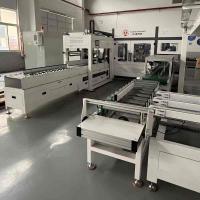 China 500-1000mm Automatic Carton Packing Line for Flooring and Panels for sale