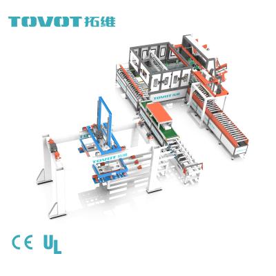 China Automatic Packaging Machine 500–1000mm for SPC Flooring Lines for sale