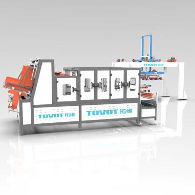 China 500-1000mm SPC Flooring Packaging Machine for Automated Packing for sale