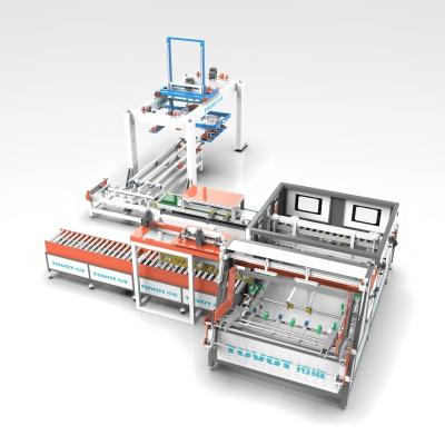 China 500-1000mm Automatic Carton Packing Line for Flooring and Panels for sale