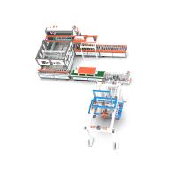 China 8–12 Boxes/Min Flooring Packaging Machine for SPC, LVT and WPC Floors for sale