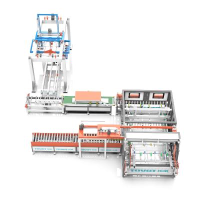 China End of Line Packaging System for Smart Flooring Factory Automation for sale