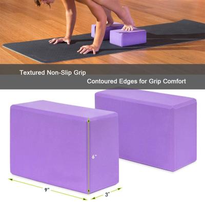 China Soft 250g EVA Yoga Block multiple Color For Home Gymnastics for sale