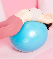 China PVC Material 45cm-75cm Yoga Balance Ball With 2 Year Warranty for sale