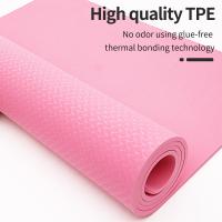 China SGS Certified TPE Home Gym Yoga Mat with high elasticity for sale