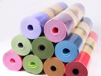 China Tear Resistance TPE Yoga Mat Double Sided Different Texture for sale