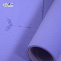 China 173*61cm TPE Yoga Mat crack resistance With Alignment Lines for sale