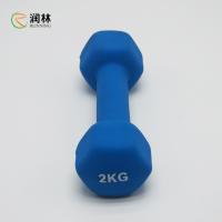 China Women Men Iron PVC Hex Dumbbell for resistance training for sale
