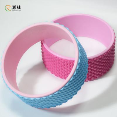 China OEM Logo Yoga Back Roller Wheel For Improving Flexibility for sale