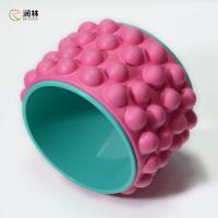 China Runlin OEM PP Yoga Back Roller Wheel , Yoga Wheel Stretches With Superior Construction for sale