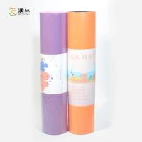 China TPE 4mm Fitness Yoga Mats For Gym Body Alignment System for sale