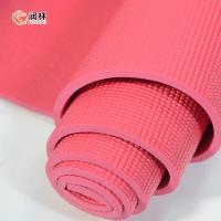 China Washable 3mm Multi Color Yoga Mat , non toxic PVC Fitness Mat for sale