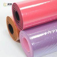 China Eco Friendly TPE Yoga Mat Safe , Barefoot Exercise Large Workout Mats for sale