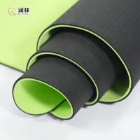 China Portable Eco Friendly TPE Yoga Mat For Tile Floor , 100 Recyclable High Density Gym Mat for sale
