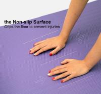 China 10mm Gym Fitness Mat for Training Yoga Pilates SGS approval for sale