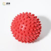 China 3 Inch PVC Yoga Massage Ball , Bodybuilding Pilates Spiky Balls for sale