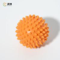 China 3 Inch PVC Yoga Massage Ball , Bodybuilding Pilates Spiky Balls for sale