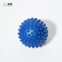 China 3 Inch PVC Yoga Massage Ball , Bodybuilding Pilates Spiky Balls for sale