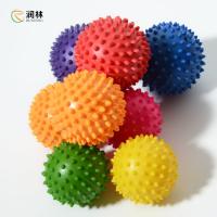 China Phthalates Free Spiky Exercise Ball PVC Material For Massage for sale