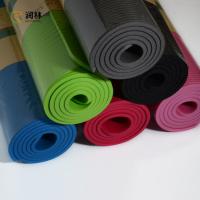 China Recyclable 10mm NBR Yoga Mat Eco Friendly Water Resistant for sale