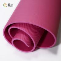 China SGS 12MM NBR Yoga Mat , 183x61cm Exercise Floor Mats for sale
