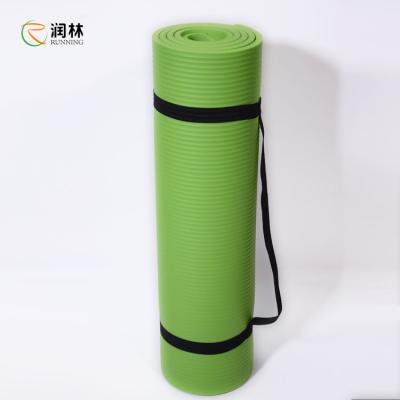 China OEM Fitness Yoga Mat , Carrying Strap High Density Exercise Mat for sale