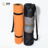 China Runlin Thick Double Sided Yoga Mat with Printed  / Engraved Logo for sale