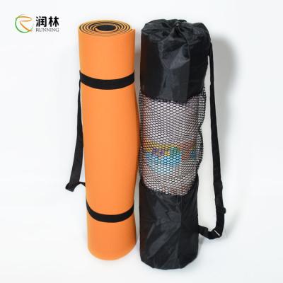 China Running Eco Friendly Textures Surface TPE Yoga Mat For Indoor Outdoor Exercise for sale