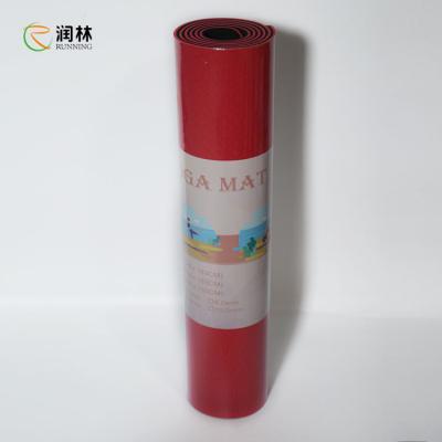 China SGS Certified Fitness Yoga Mat TPE Material Textured Non Slip Surface for sale