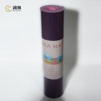 China SGS Certified Fitness Yoga Mat TPE Material Textured Non Slip Surface for sale