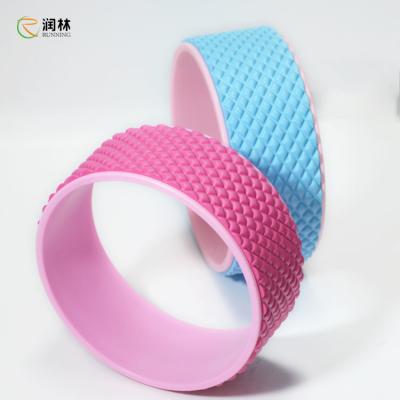 China Non toxic TPE PP Yoga Wheel For Backbends SGS certificate for sale