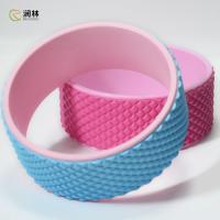 China 35*15cm Yoga Back Roller Wheel , Non toxic Yoga Circle Roller PP Material for sale