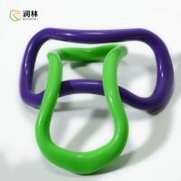 China Multiple Colors 11.5*23cm Yoga Fitness Ring with Safety anti slip handle for sale