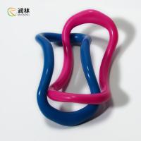 China Multiple Colors 11.5*23cm Yoga Fitness Ring with Safety anti slip handle for sale