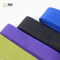 China Loop D-Ring Polyester Cotton Yoga Strap Stretches Adjustable Durable for sale