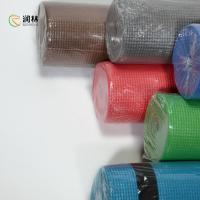 China Textured Non Slip PVC Fitness Mat Superb Resilience SGS Certified for sale