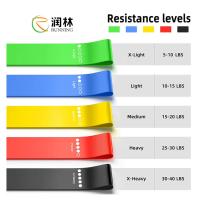 China 100% Natural Latex Stretch Exercise Workout Bands for sale