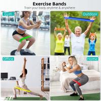 China 100% Natural Latex Stretch Exercise Workout Bands for sale