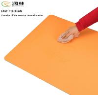 China Pilates Natural TPE Gym Mat Anti Slip Foldable With Strap for sale
