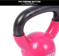 China Pink Body Solid Cast Iron Strength Training Kettlebell For Home Gym Workout for sale